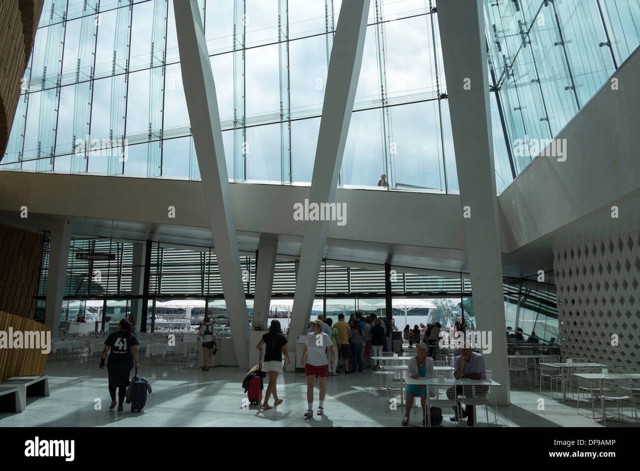 Interior of the new Oslo Opera House, Norway Stock Photo - Alamy