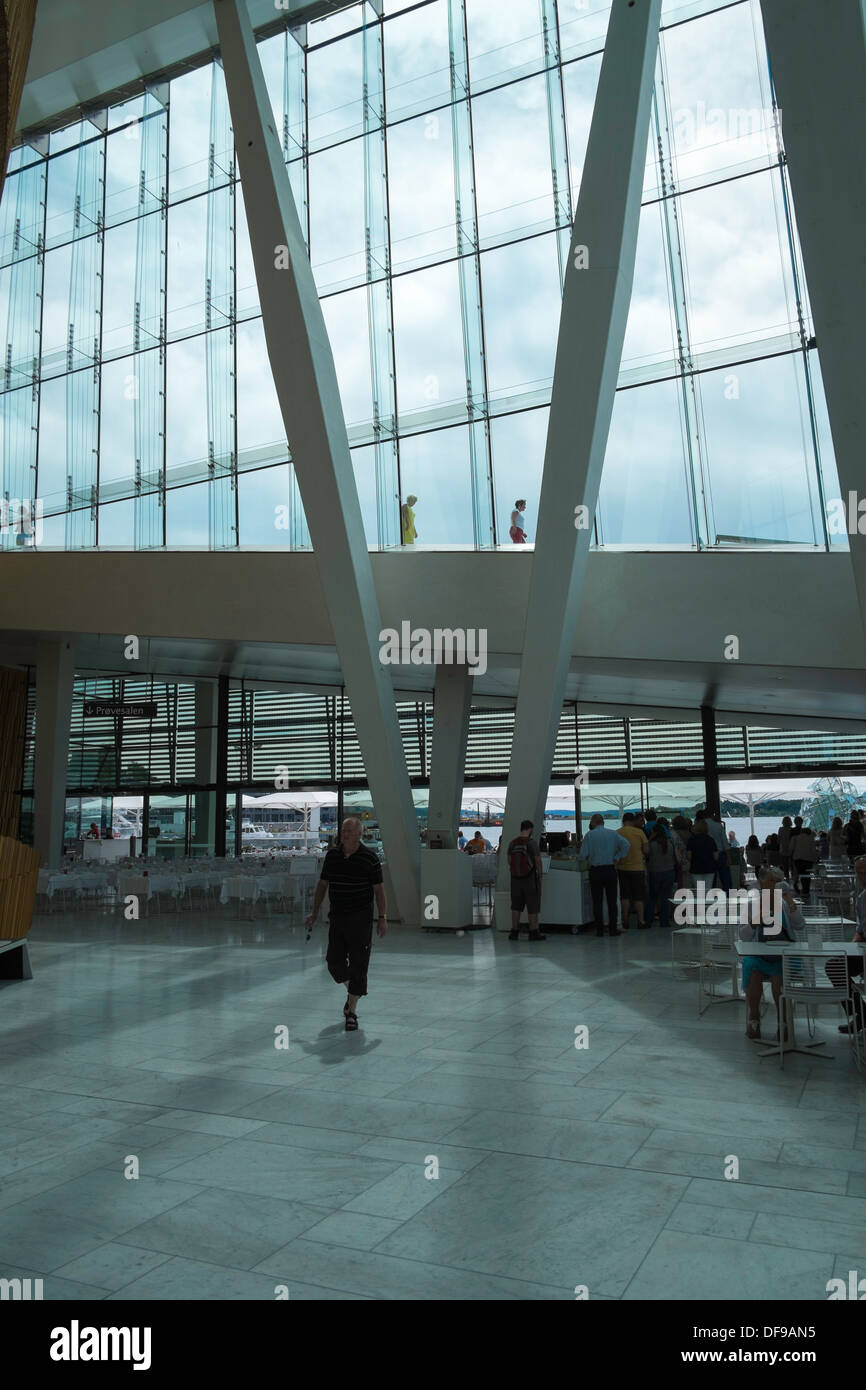 Oslo opera house interior hi-res stock photography and images - Alamy