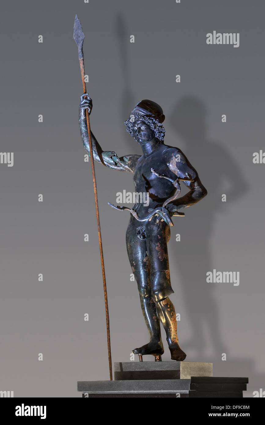 Bronze Mars Statue Zeugma Mosaic Museum Gaziantep Turkey Stock Photo ...