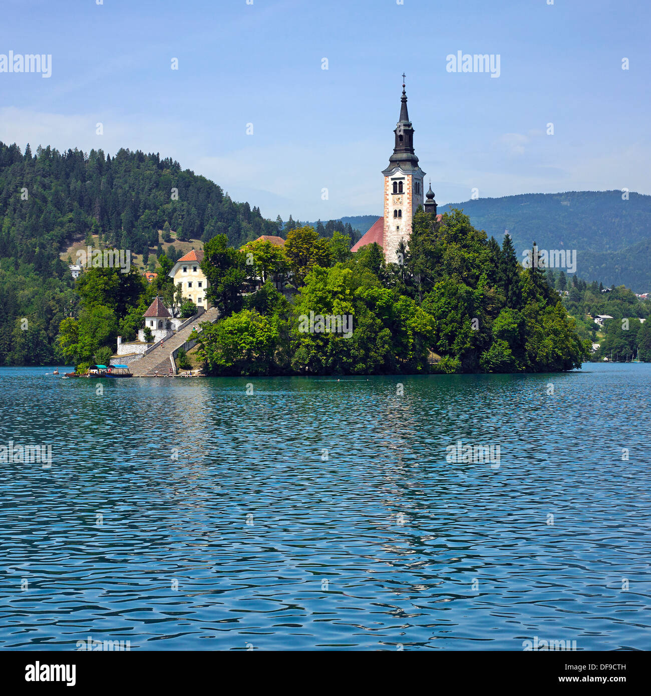 Bled Island, Lake Bled, Bled, Slovenia, Europe Stock Photo - Alamy