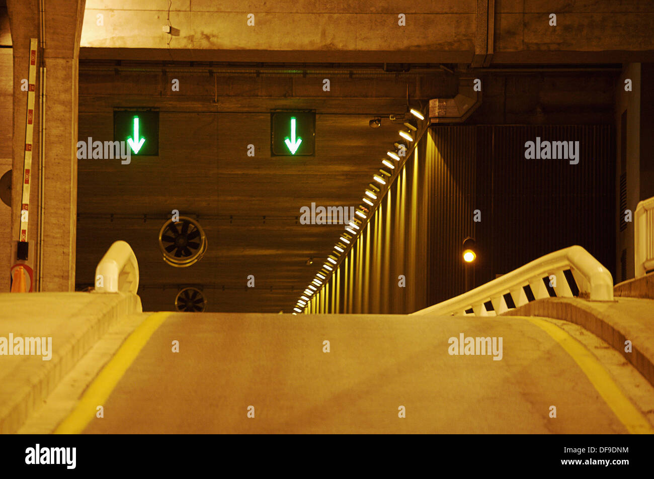 Inside a tunnel in Valencia Stock Photo - Alamy