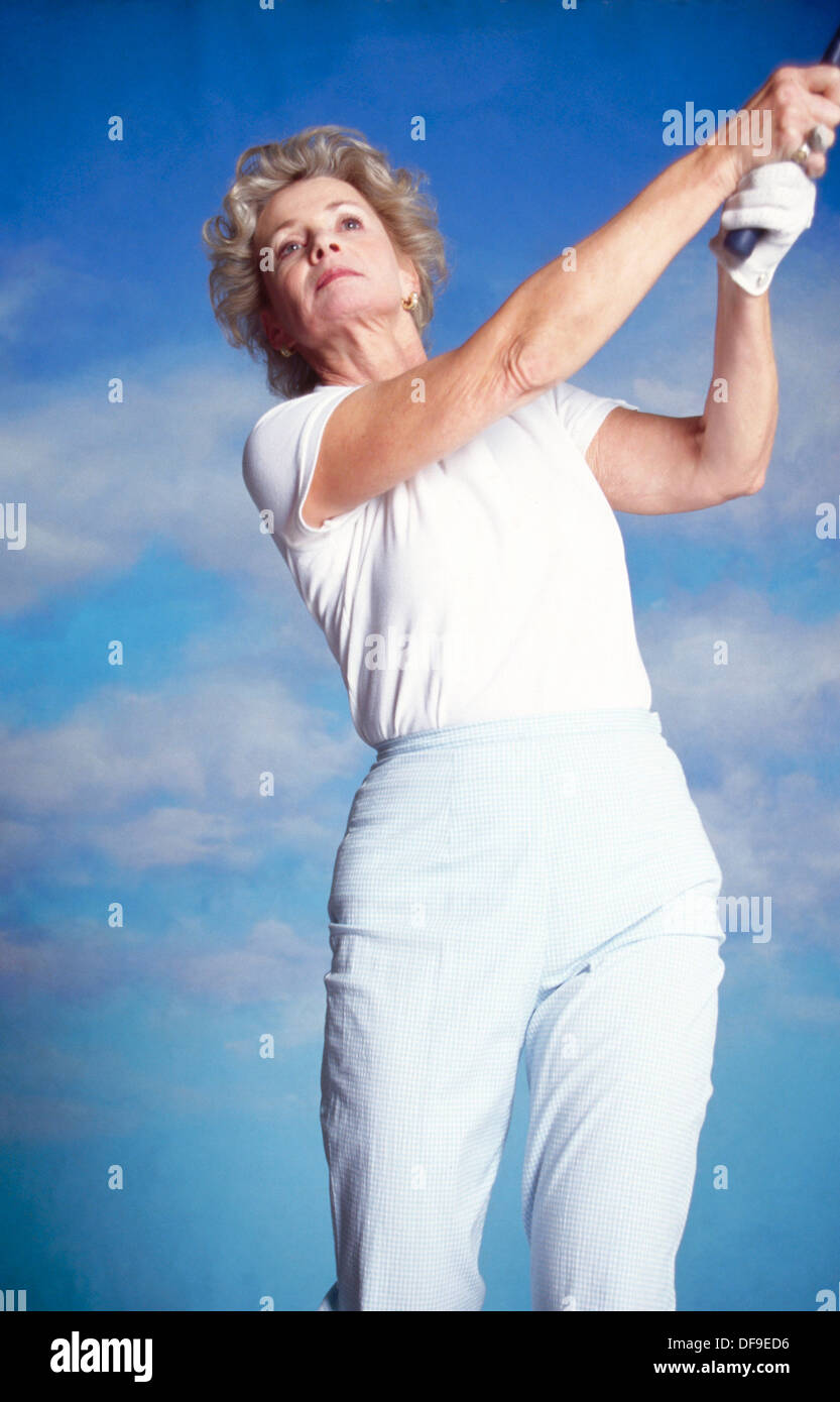 Three quarter golf swing hi-res stock photography and images - Alamy