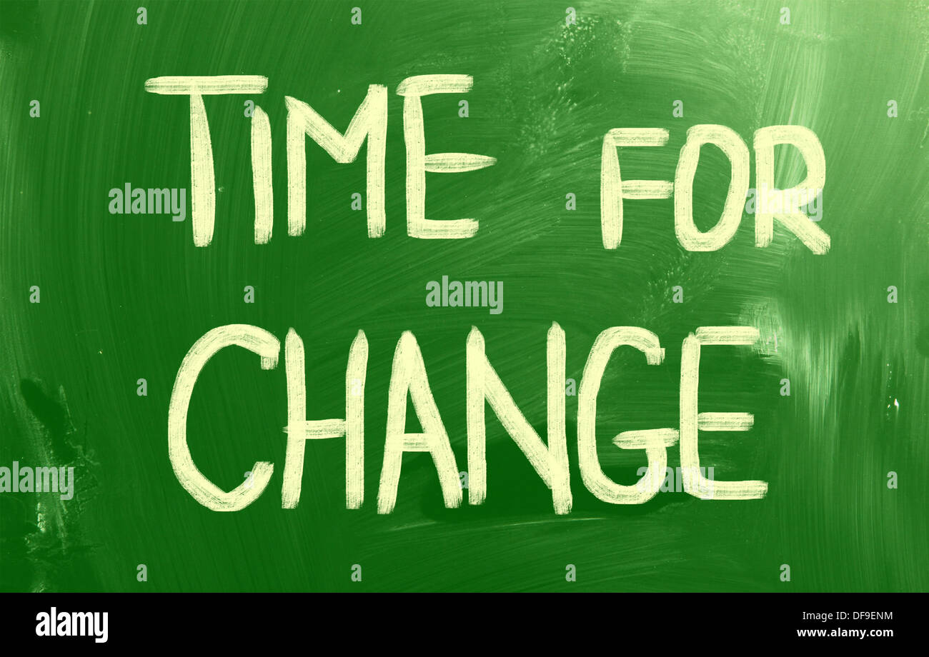 Time For Change Concept Stock Photo - Alamy