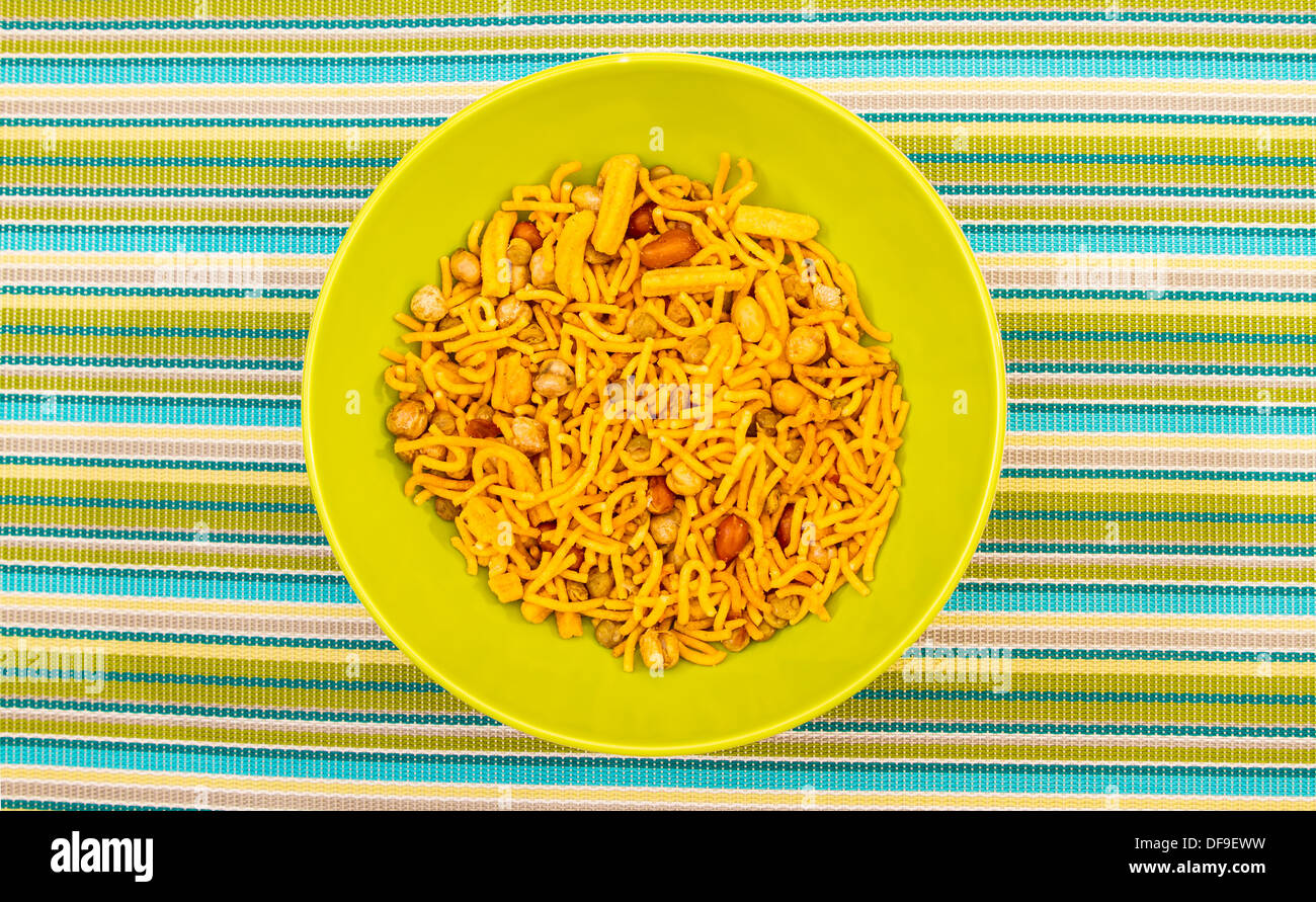 Snack Bombay Mix, a typical Indian snack Stock Photo - Alamy