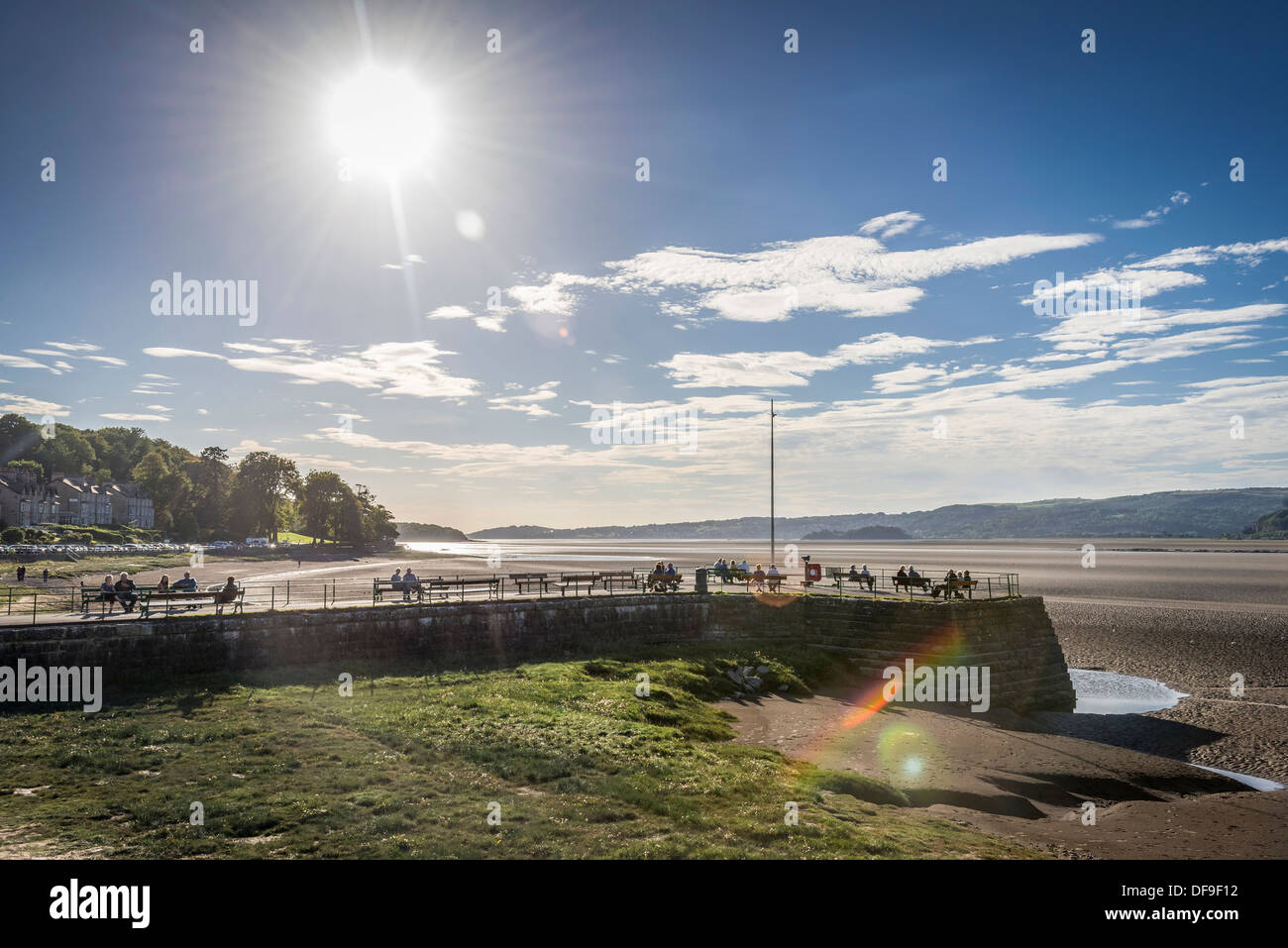 Arnside on the estuary of the river kent hi-res stock photography and ...