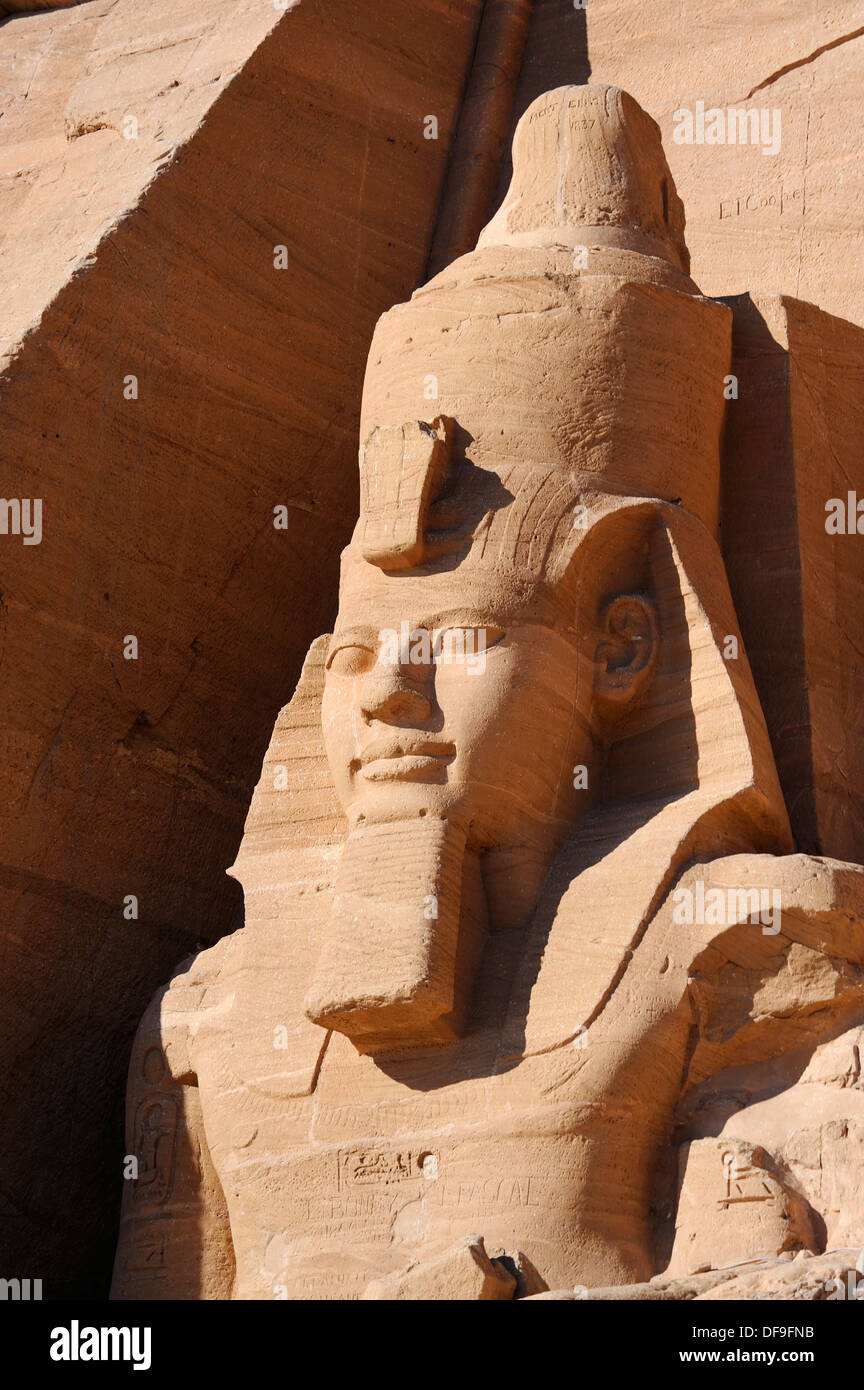 Great Temple of Ramesses II at Abu Simbel, Upper Egypt Stock Photo - Alamy