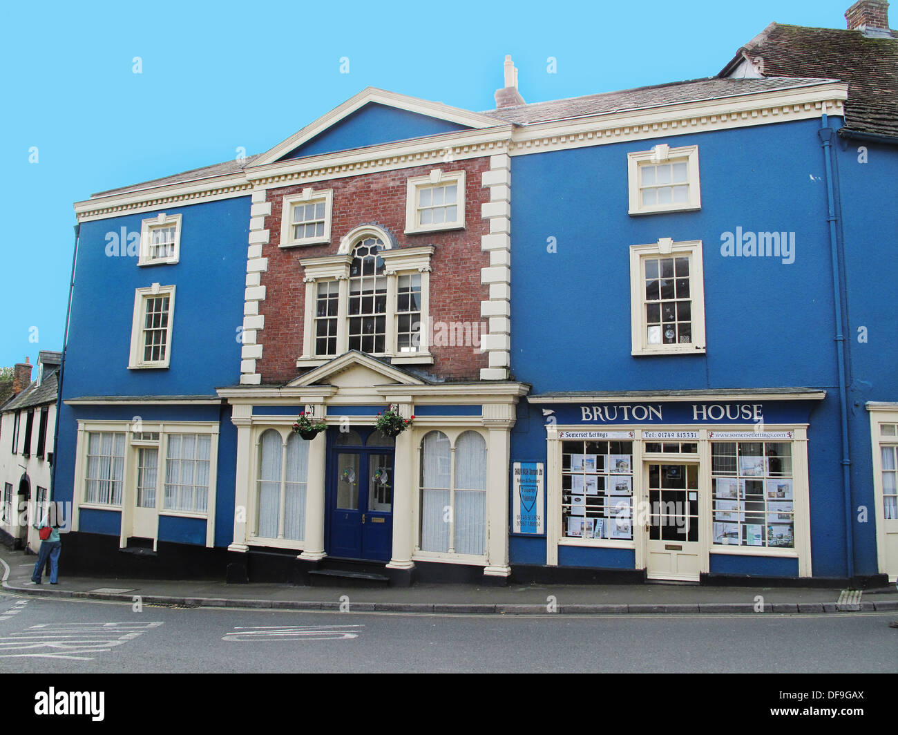 Village of Bruton in Somerset in England Stock Photo - Alamy