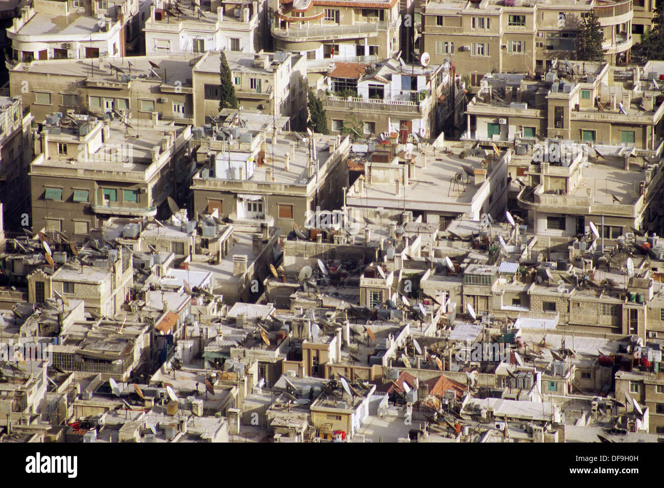 Aerial view city damascus syria hi-res stock photography and images - Alamy