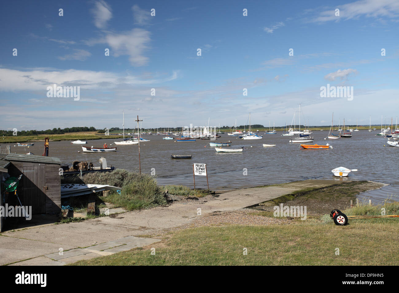 Slipway at Slaughden Sailing Club in Aldeburgh, Suffolk Stock Photo - Alamy