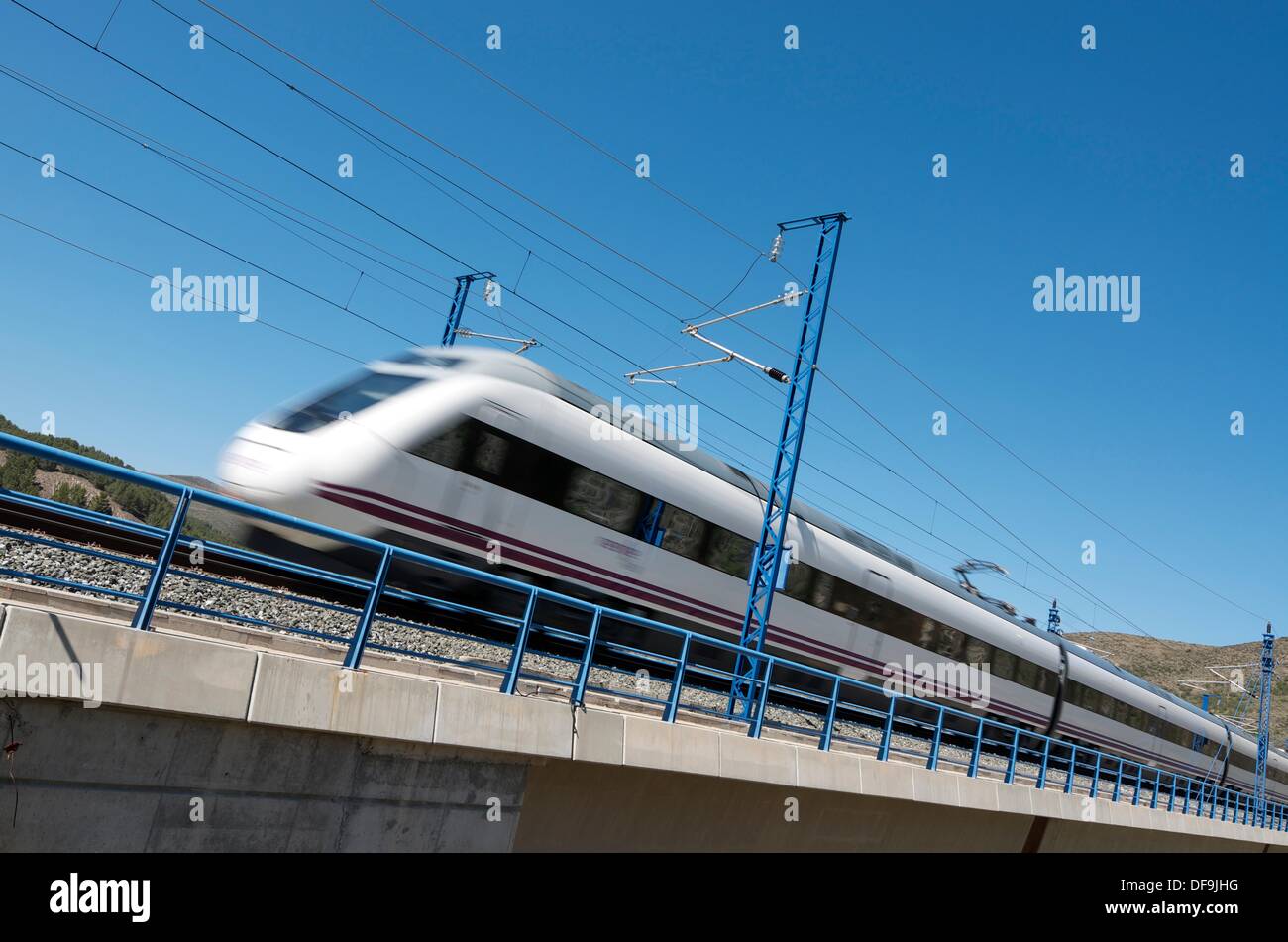 Ave train spain barcelona to madrid hi-res stock photography and images ...