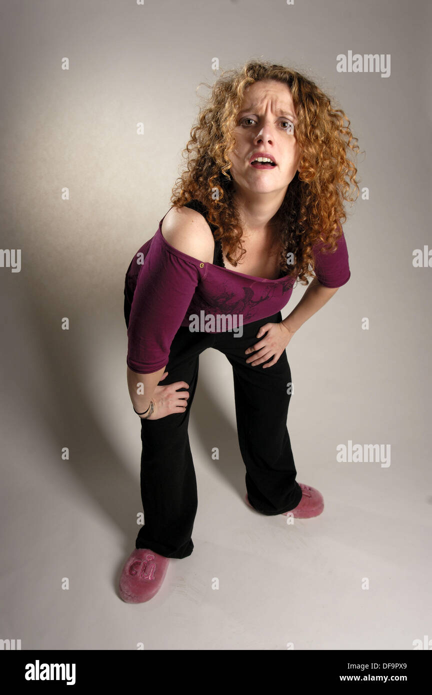 Woman, ethnic background: half Basc (Spanish), half English Stock Photo ...