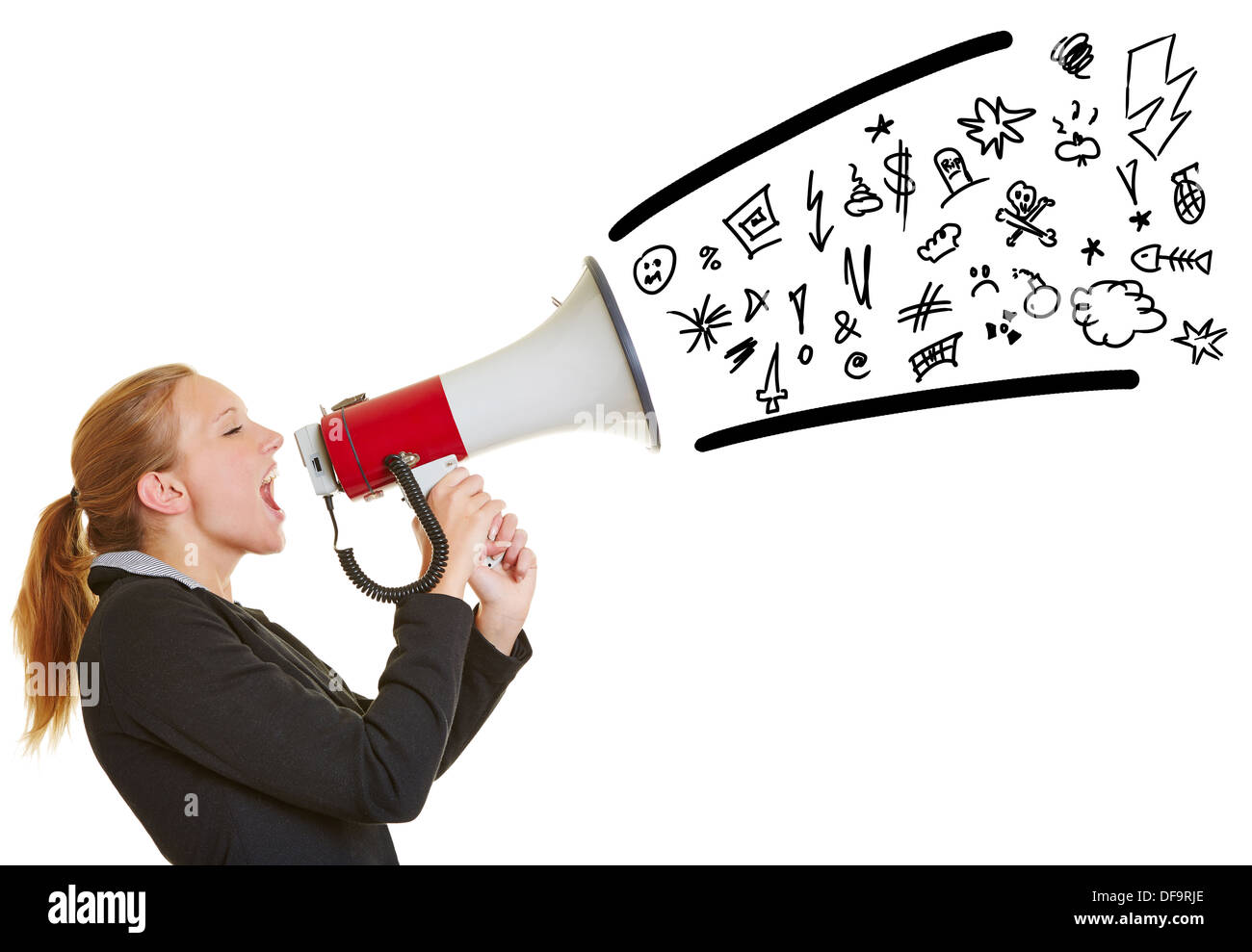 Ranting Cut Out Stock Images & Pictures - Alamy