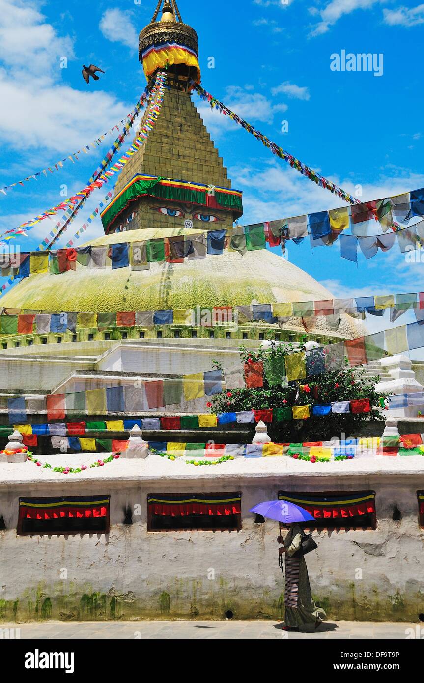 Biggest Stupa In Nepal High Resolution Stock Photography and Images - Alamy