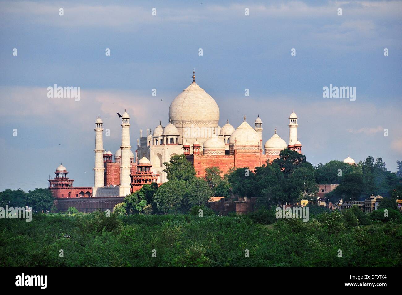 The view of Taj Mahal Stock Photo - Alamy