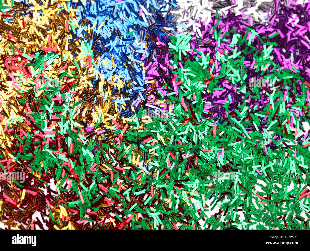 Colorful ticker tape background Stock Photo - Alamy
