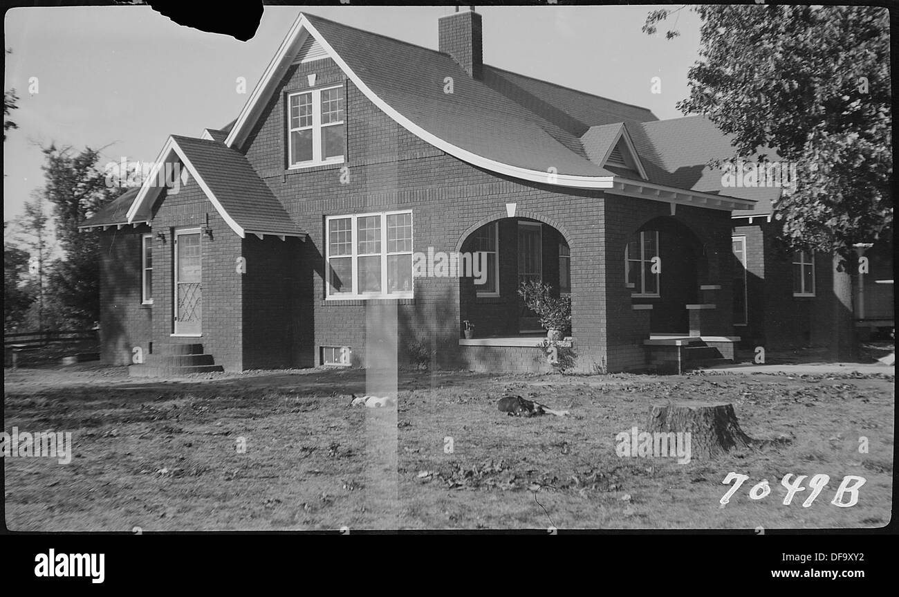 An exterior view of the all-electric home belonging to J.J. Thompson ...