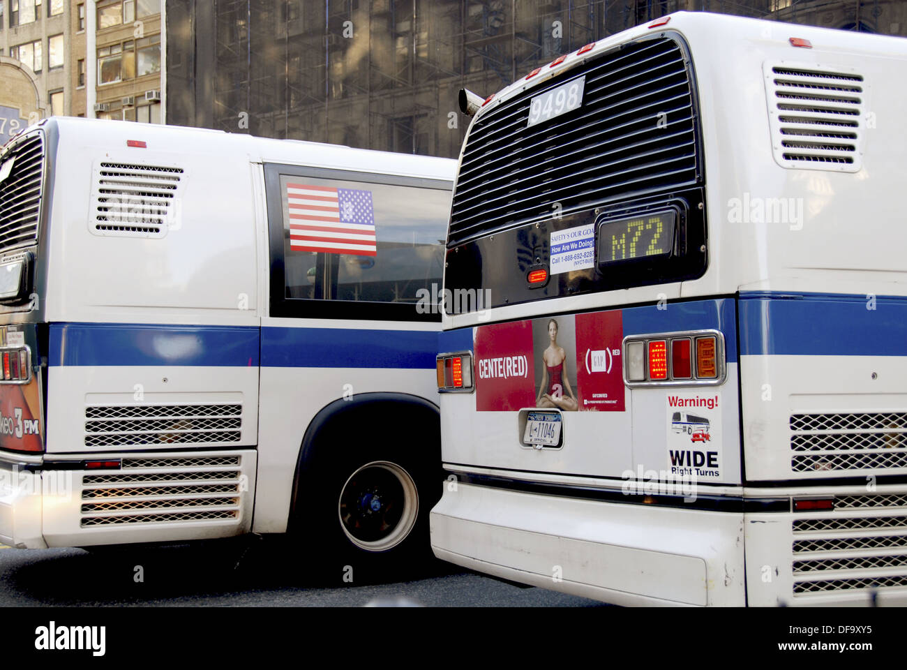Pair of buses hi-res stock photography and images - Alamy