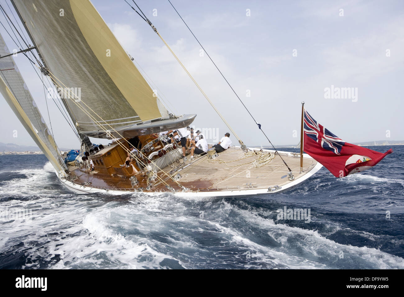 The J-class 'Ranger’, competing in The Superyacht Cup, Palma de ...