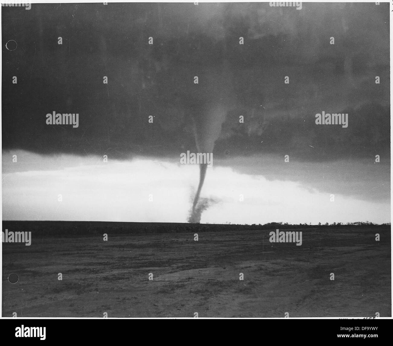 Tornado damage scottsbluff Black and White Stock Photos & Images - Alamy