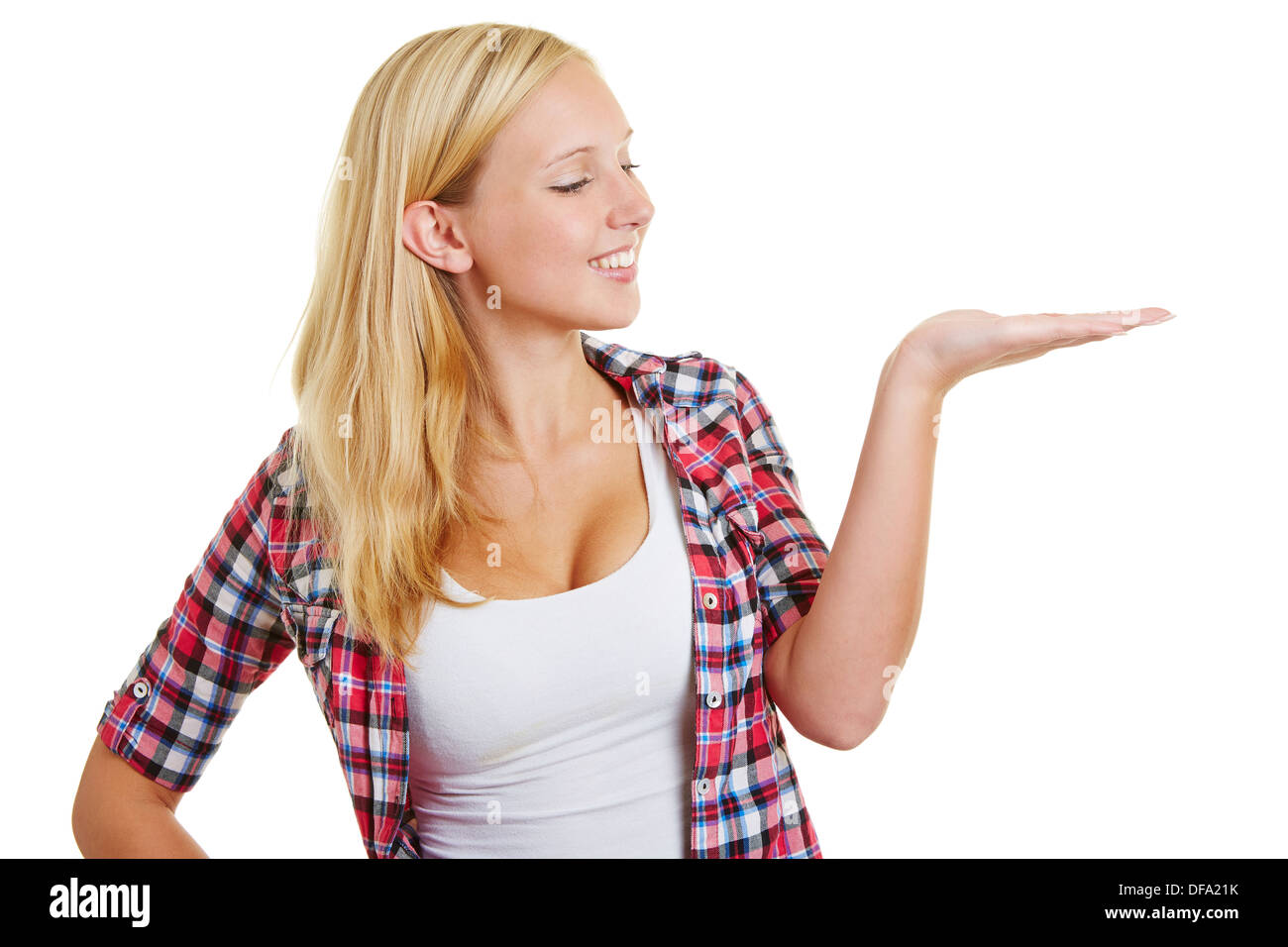 Beautiful woman hand open palm hi-res stock photography and images - Alamy