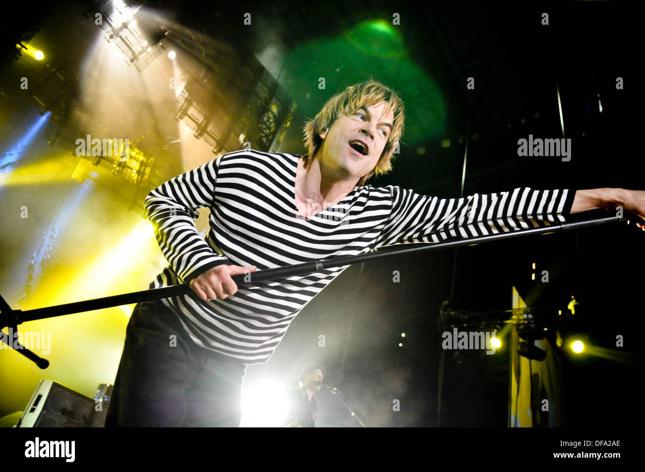 Singer Campino during the concert of the German rock band "Die Toten ...