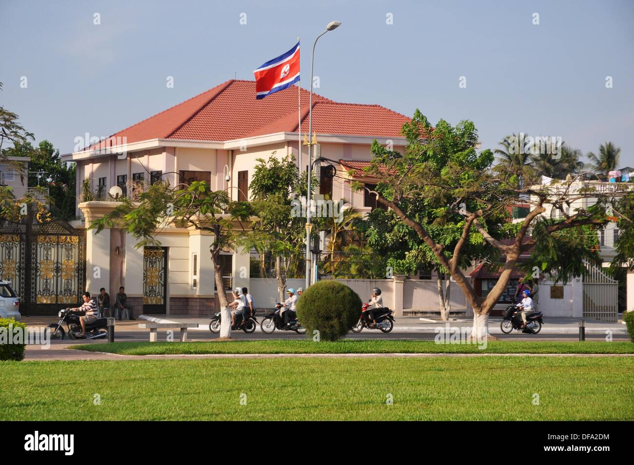 North korea cambodia flag hi-res stock photography and images - Alamy