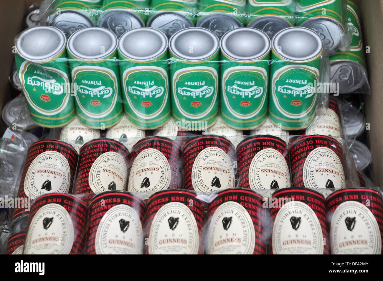 Burning beer can hi-res stock photography and images - Alamy