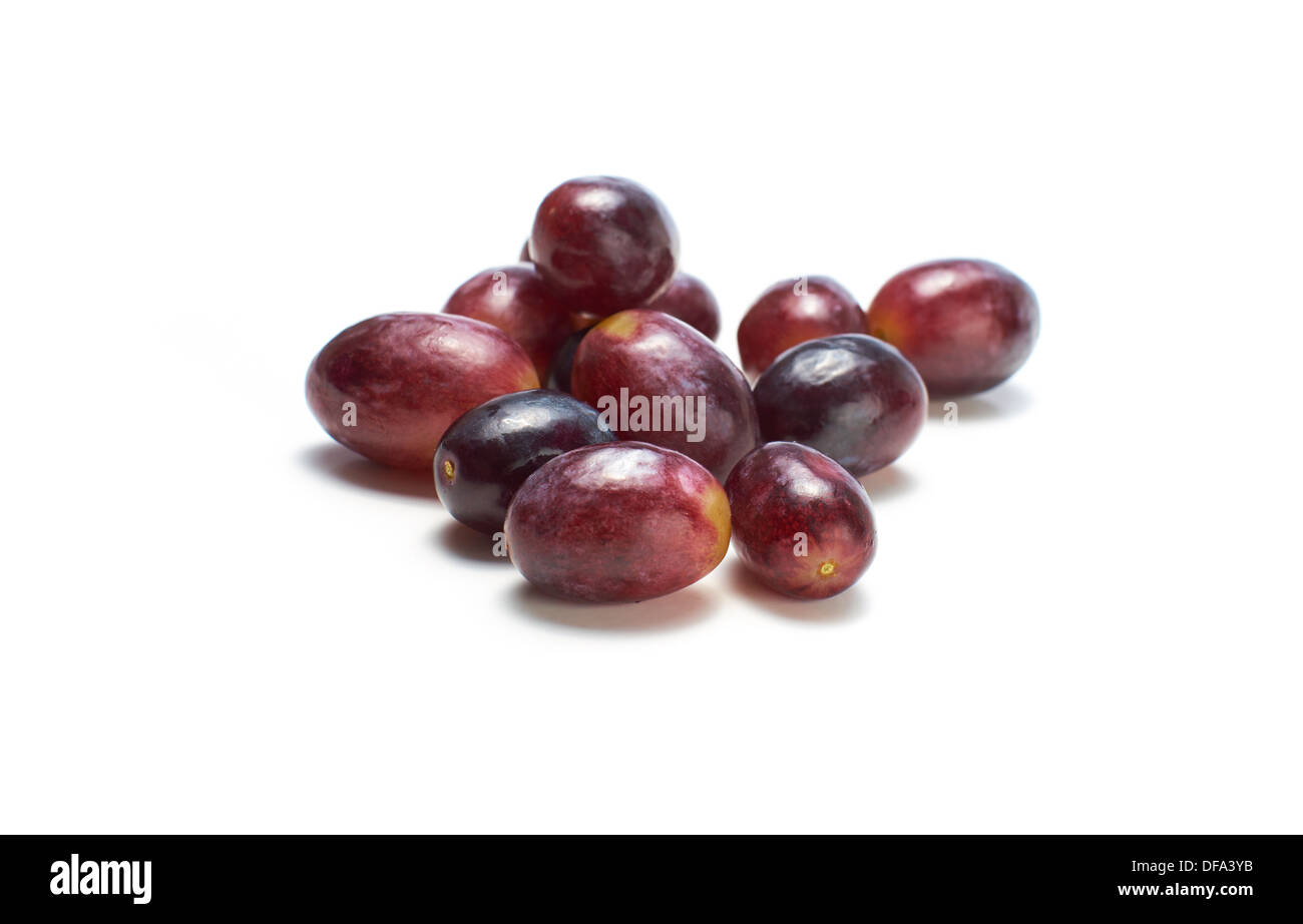 Red grapes Cut Out Stock Images & Pictures - Alamy