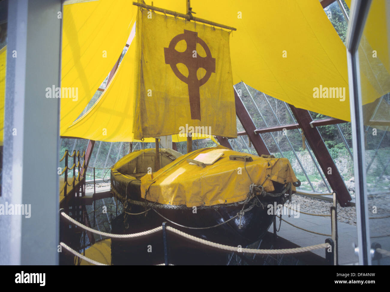 THE BRENDAN VOYAGE- BOAT Stock Photo - Alamy