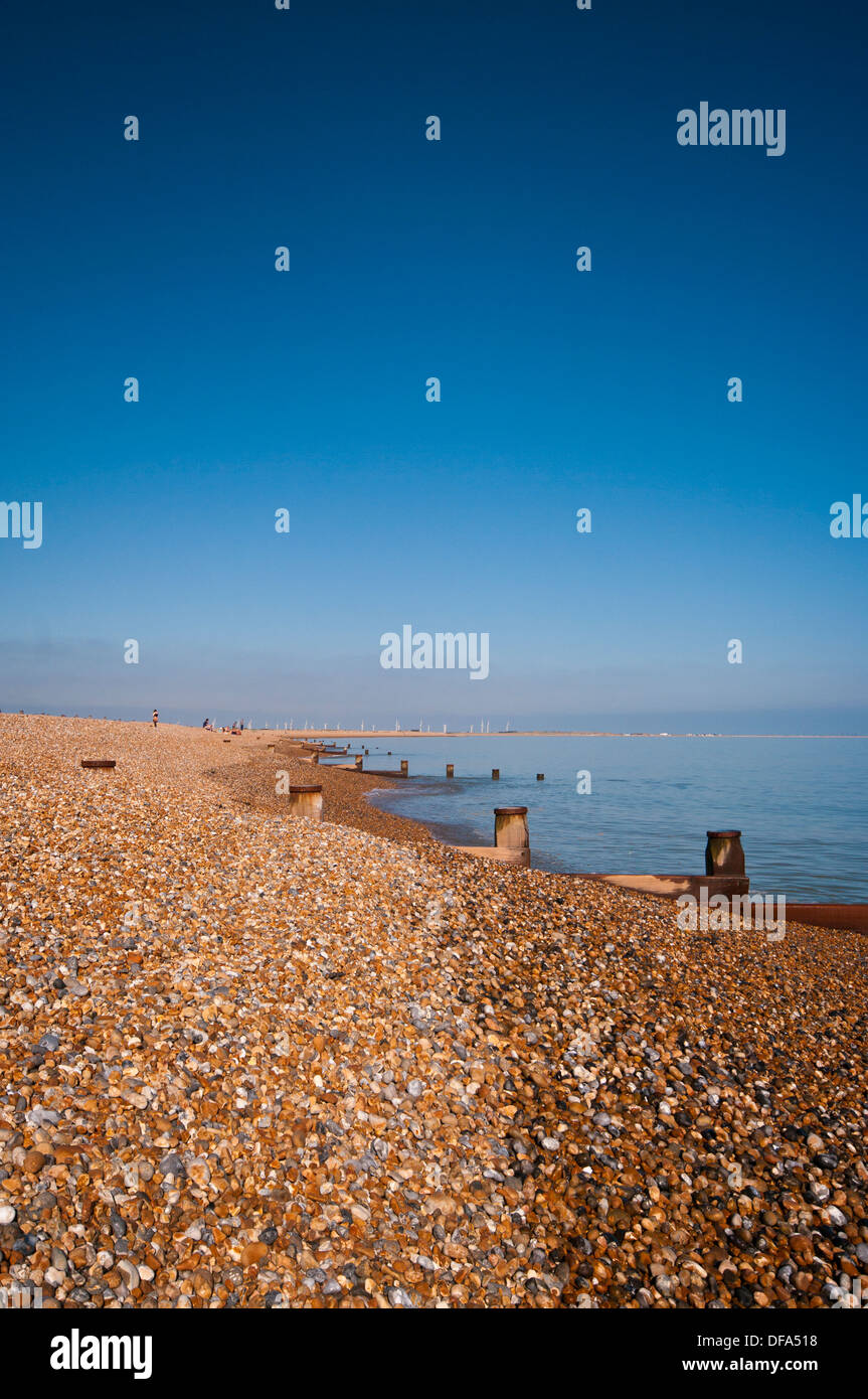 The Shingle Beach at Winchelsea East Sussex England UK Stock Photo - Alamy