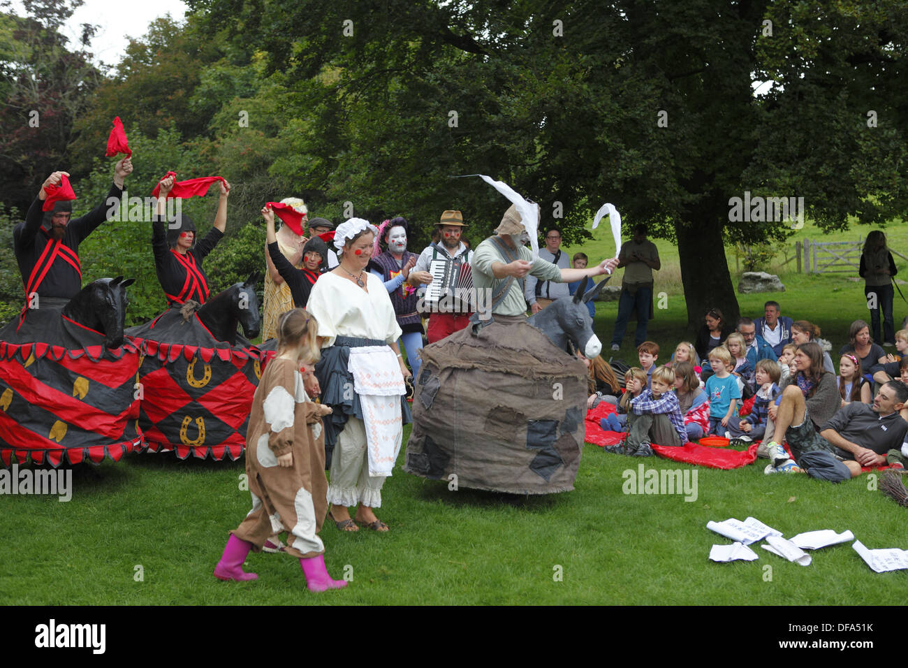 The Brighton Mummers (also known as Tipteers) perform 'Horse Play' at ...