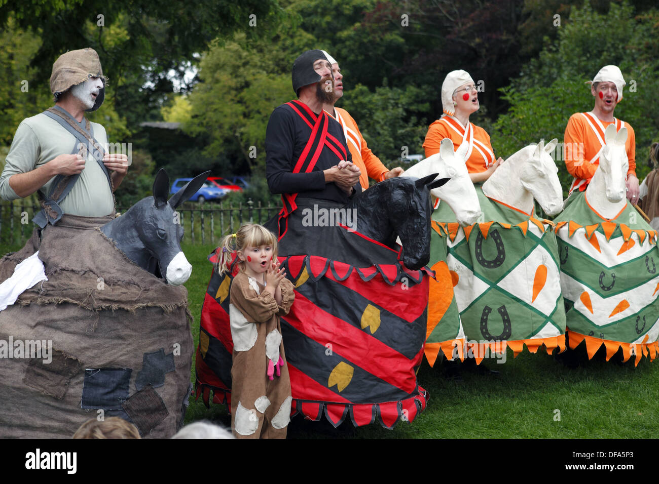 The Brighton Mummers (also known as Tipteers) perform 'Horse Play' at ...