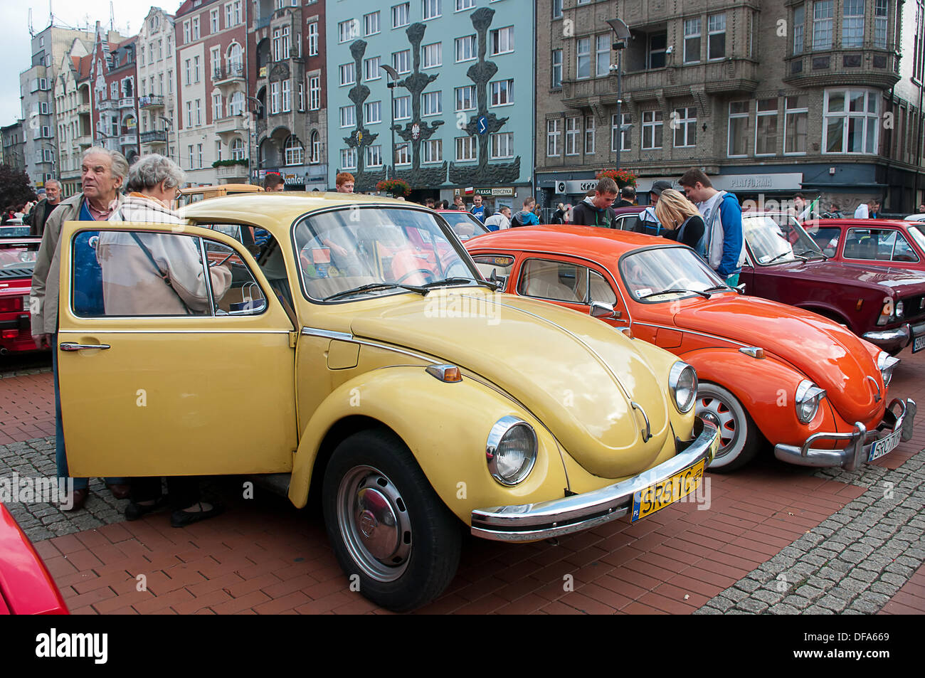 Historic Vehicle Parade in Bytom Stock Photo - Alamy