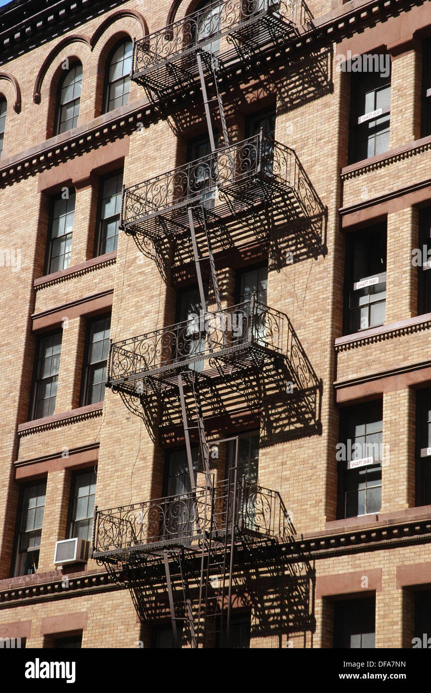 Emergency staircase hi-res stock photography and images - Alamy