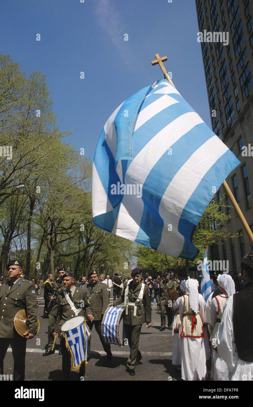 Greek army flag hi-res stock photography and images - Alamy