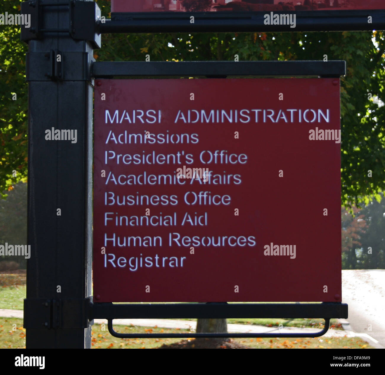 Departments sign hi-res stock photography and images - Alamy