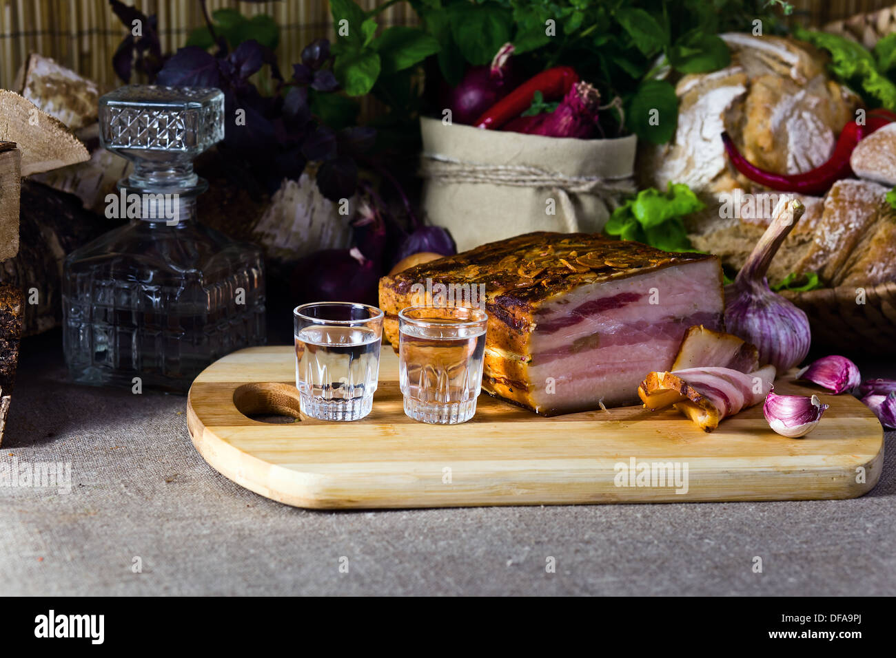 Vodka and meat hi-res stock photography and images - Alamy
