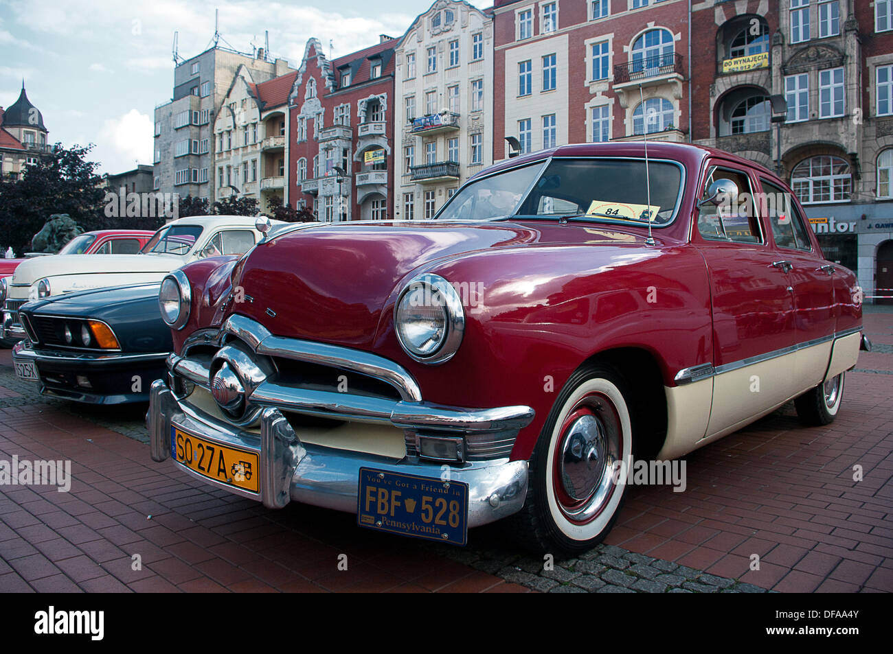 Historic Vehicle Parade in Bytom Stock Photo - Alamy