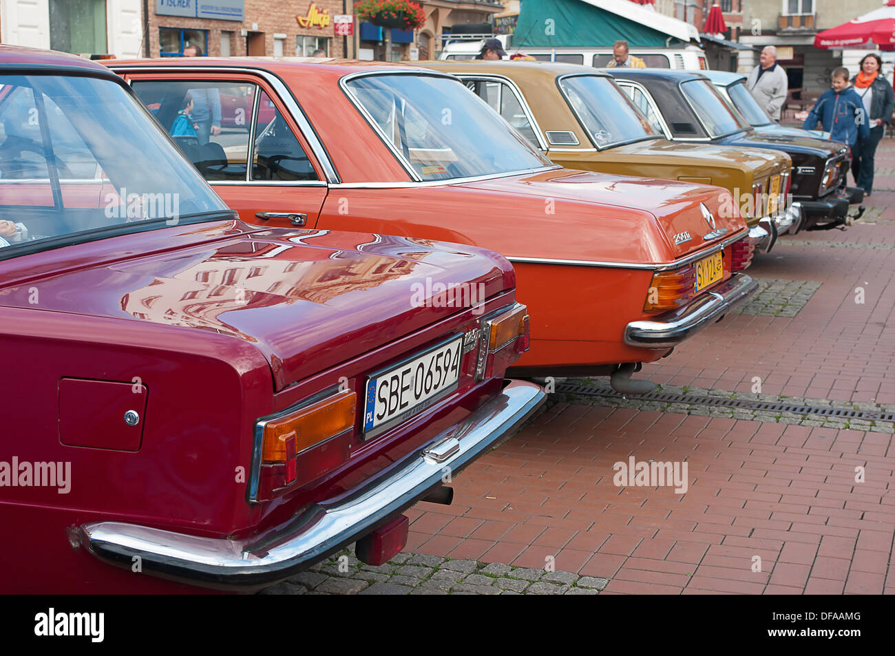 Historic Vehicle Parade in Bytom Stock Photo - Alamy