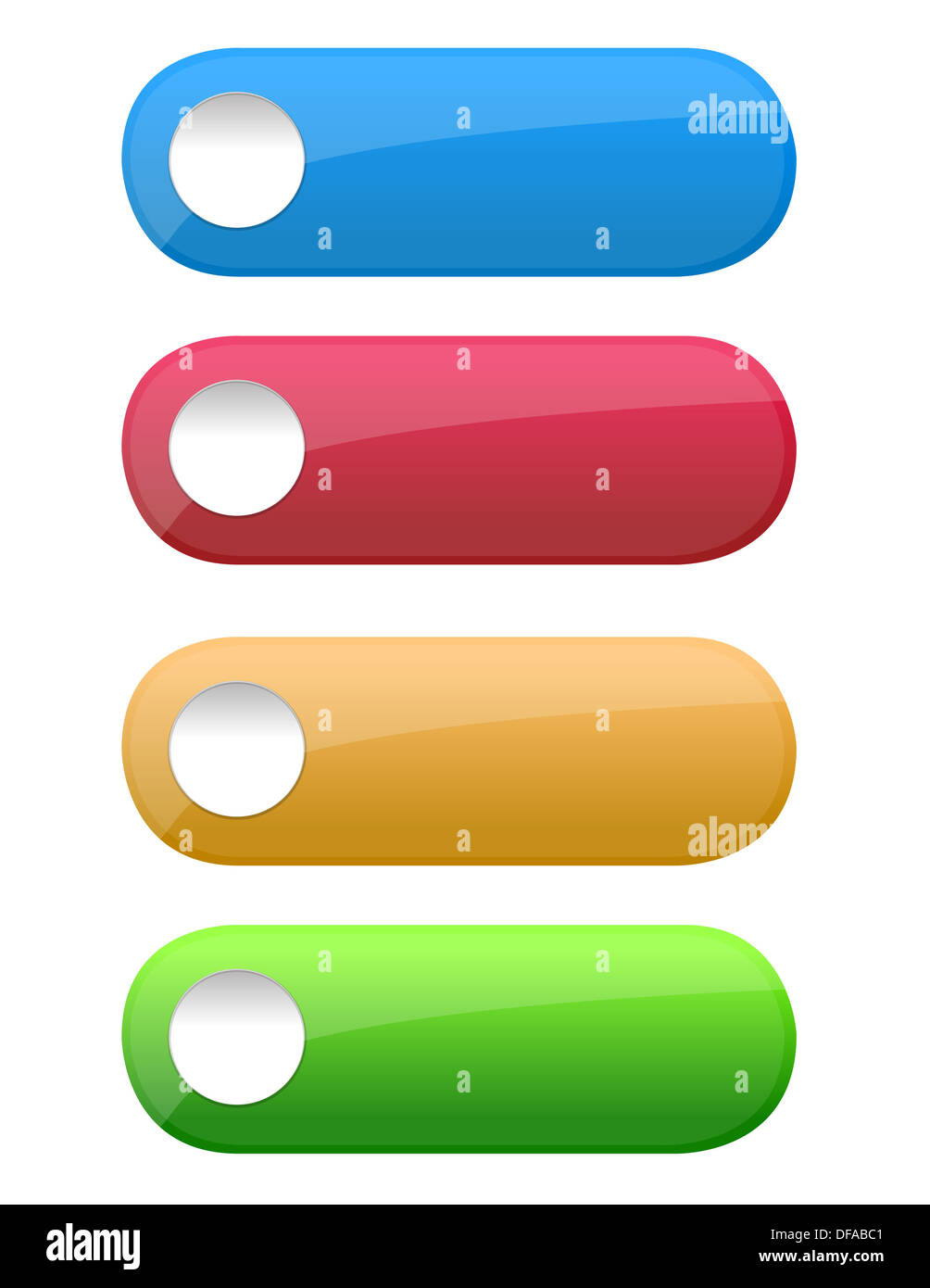 Web Buttons Stock Photo - Alamy