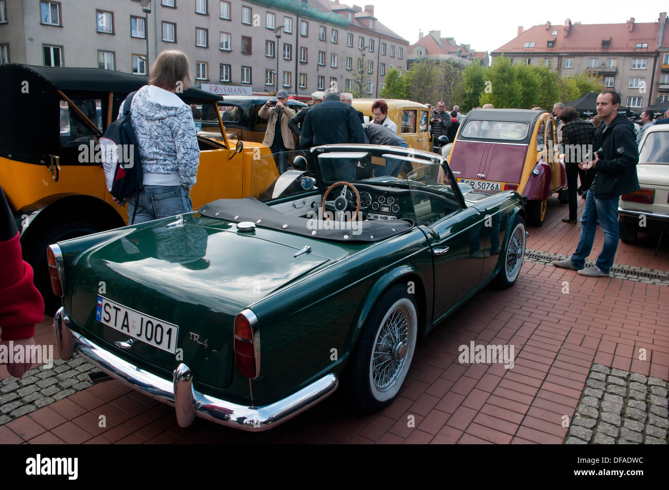 Historic Vehicle Parade in Bytom Stock Photo - Alamy