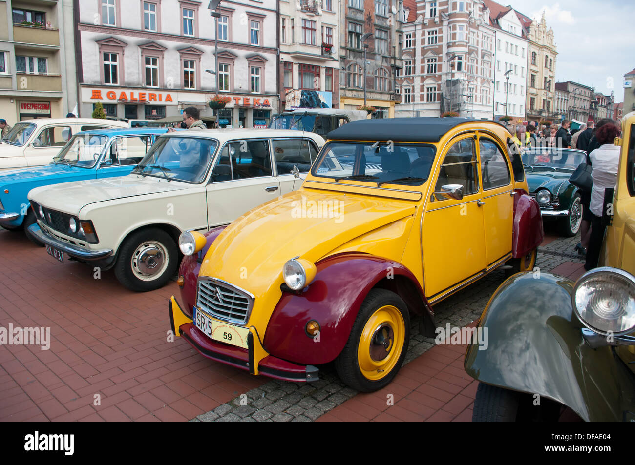 Historic Vehicle Parade in Bytom Stock Photo - Alamy