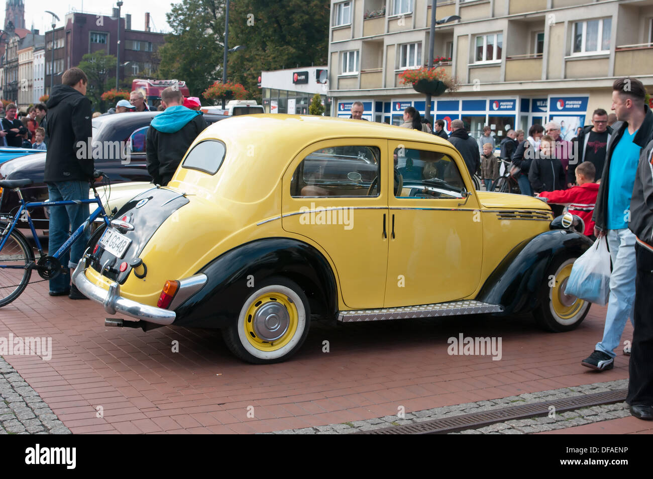 Historic Vehicle Parade in Bytom Stock Photo - Alamy