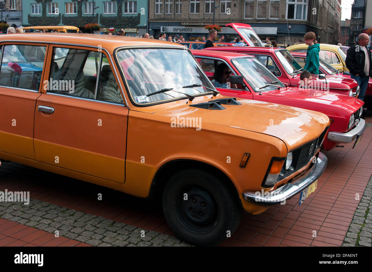 Historic Vehicle Parade in Bytom Stock Photo - Alamy