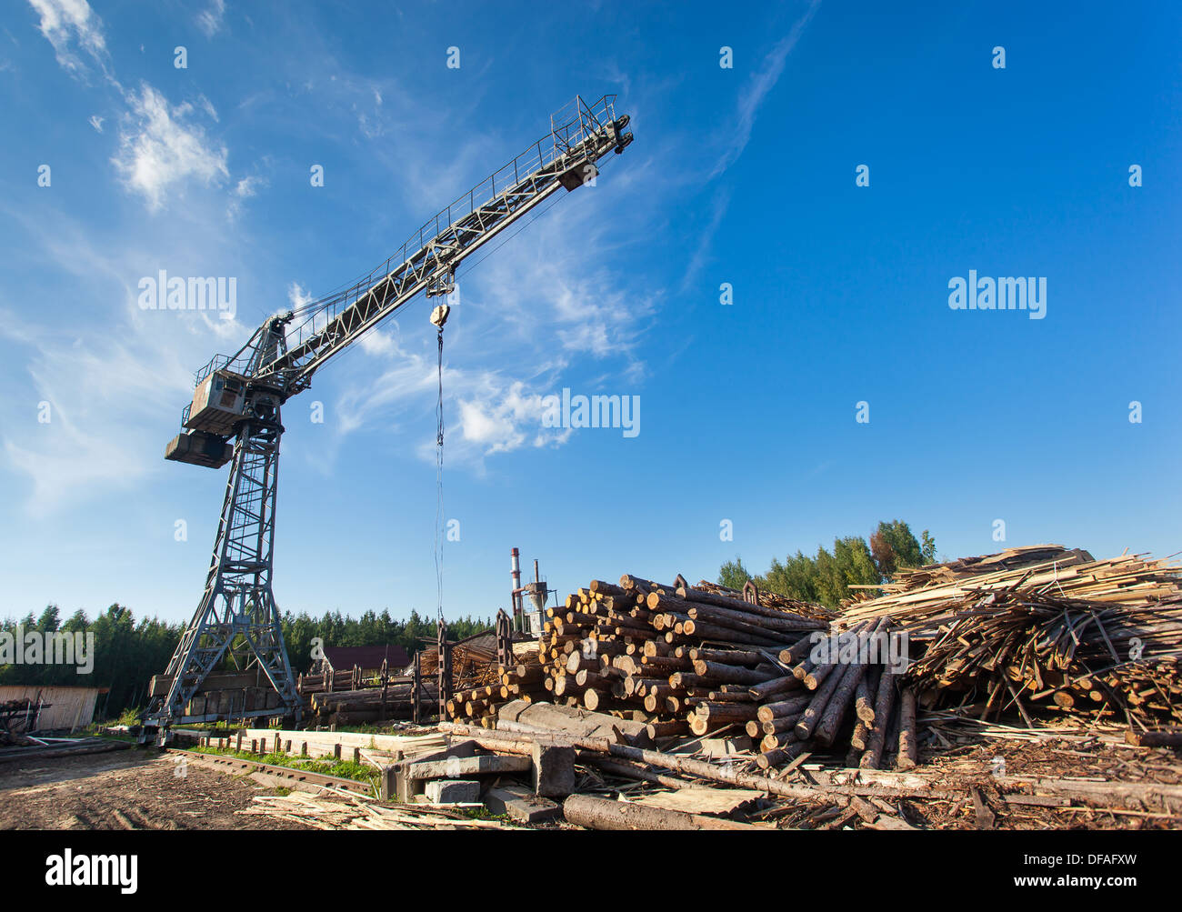 Sawmill timber hi-res stock photography and images - Alamy