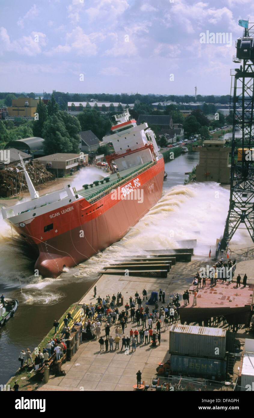 The launching of a ship hi-res stock photography and images - Alamy