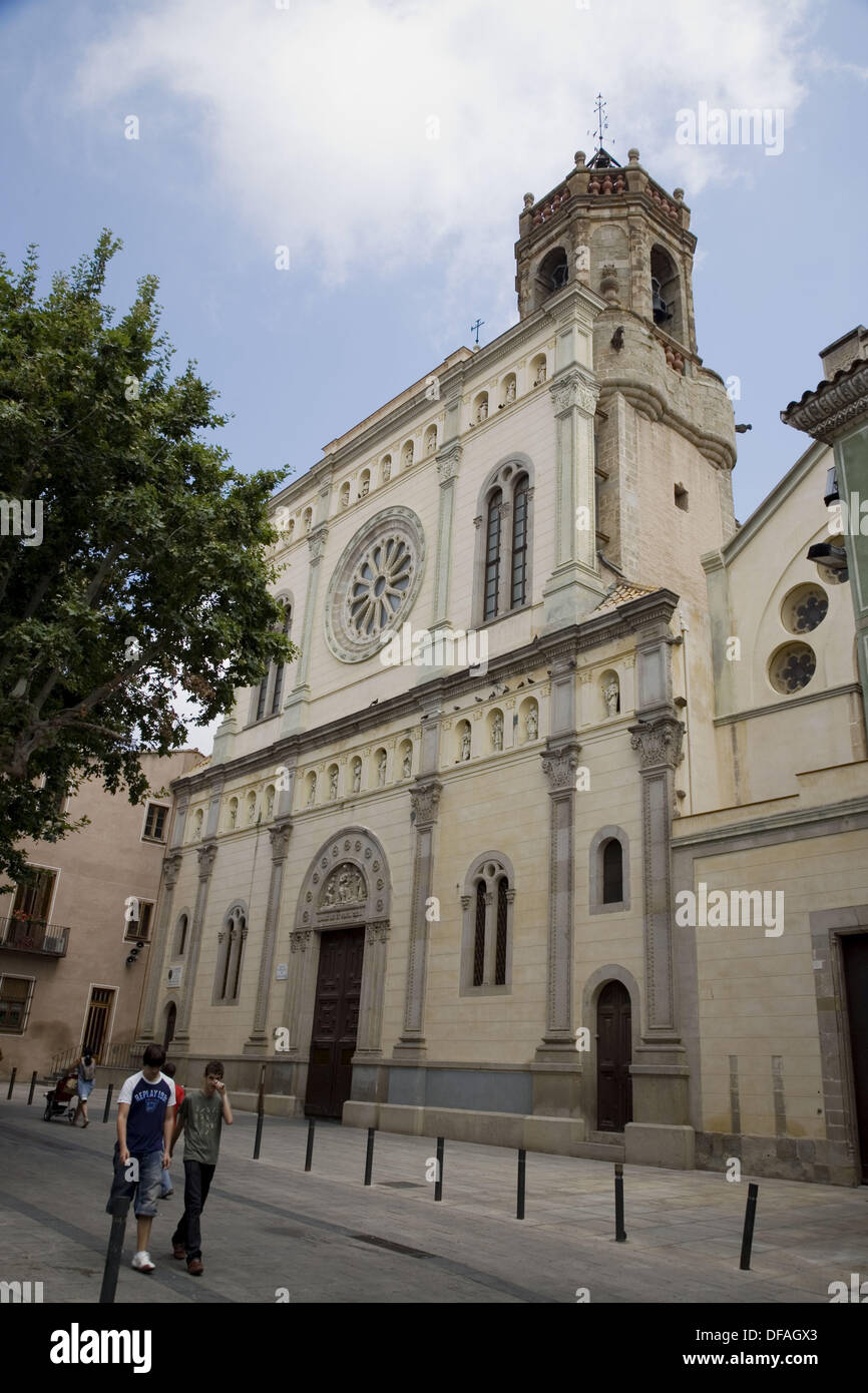 Santa Anna church. Mataró. Barcelona. Spain Stock Photo - Alamy