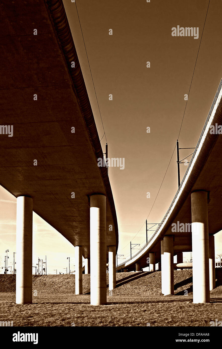 Train Pillar Pillars High Resolution Stock Photography and Images - Alamy