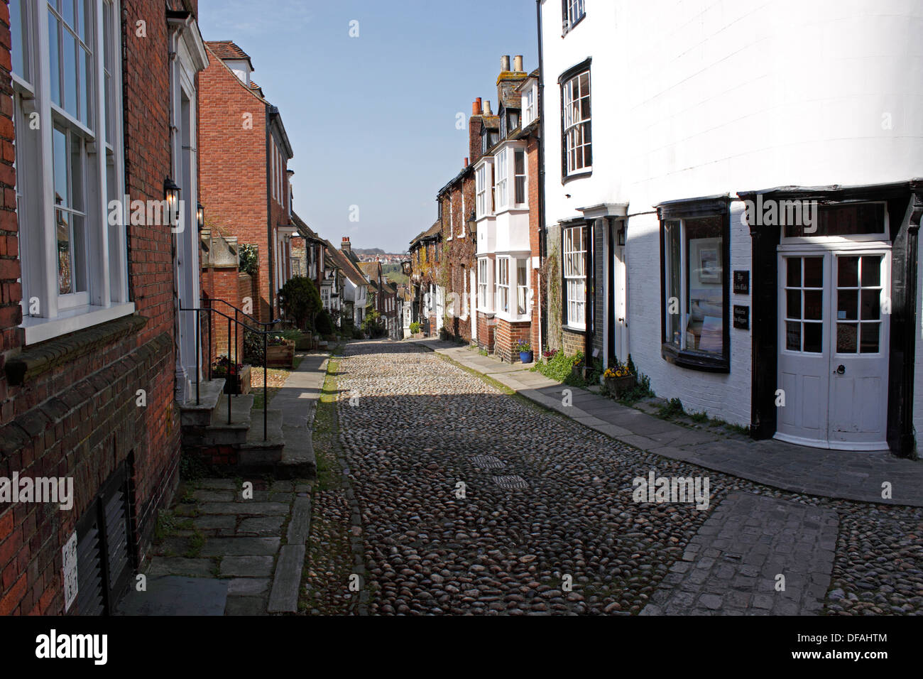 MERMAID STREET. RYE EAST SUSSEX. UK Stock Photo - Alamy