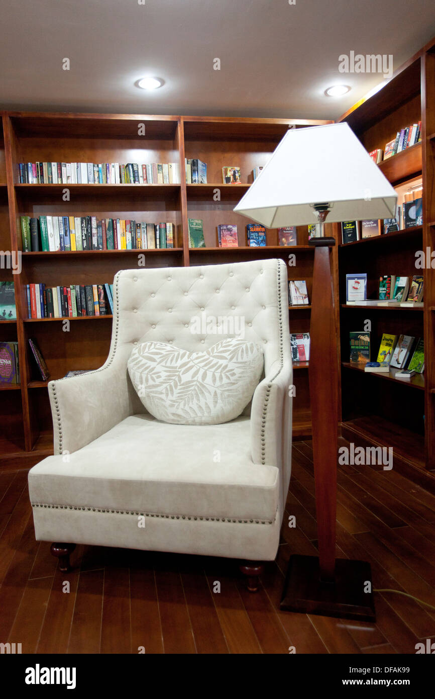 Library armchair hi-res stock photography and images - Alamy